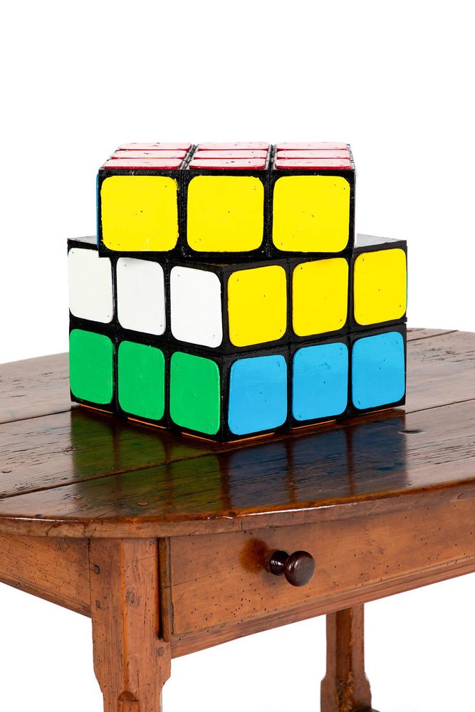 Large Rubiks Cube Shop Display Models, Set of 2 for sale at Pamono