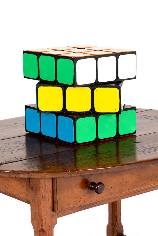 Large Rubiks Cube Shop Display Models, Set of 2 for sale at Pamono