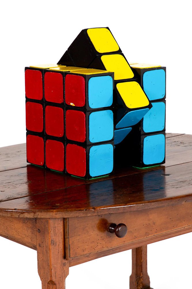 Large Rubiks Cube Shop Display Models, Set of 2 for sale at Pamono