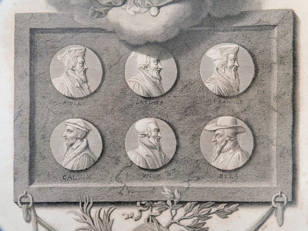 R. Bowyer, Protestant Reformers, Engraving, 1795 for sale at Pamono