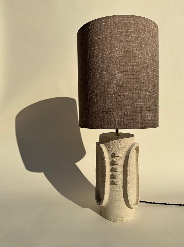 Bas Relief Table Lamp by Olivia Cognet for sale at Pamono