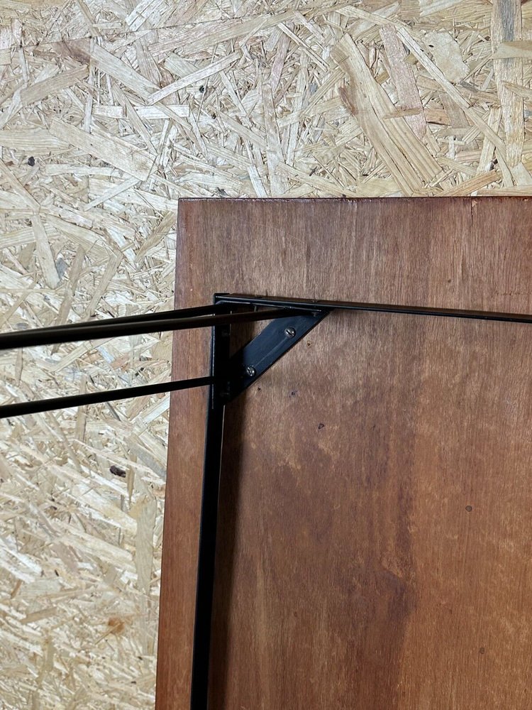 Danish Modern Teak & Metal Dining Table, 1960s for sale at Pamono