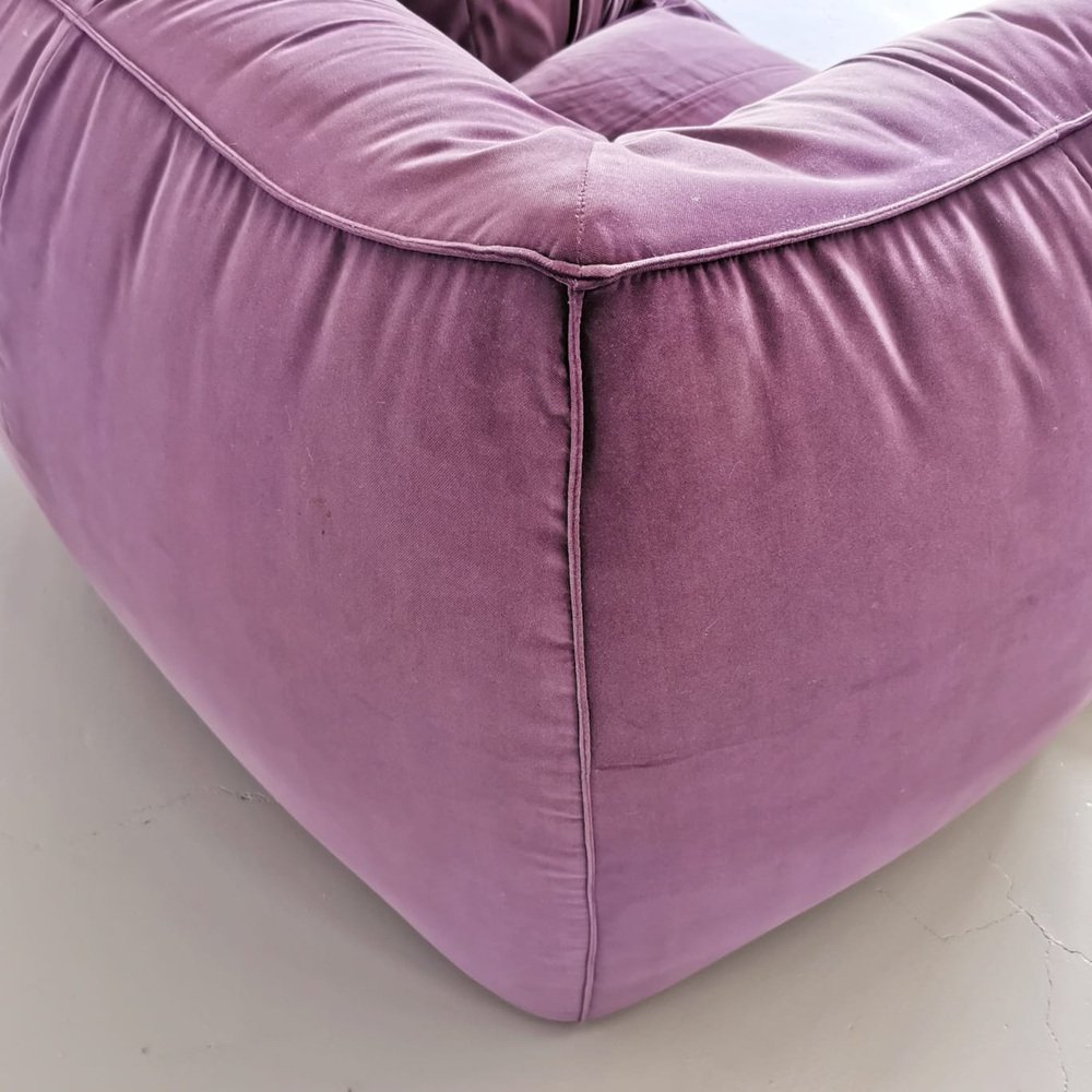 Purple Velvet Le Bambole Armchair by Mario Bellini for B&b Italia ...