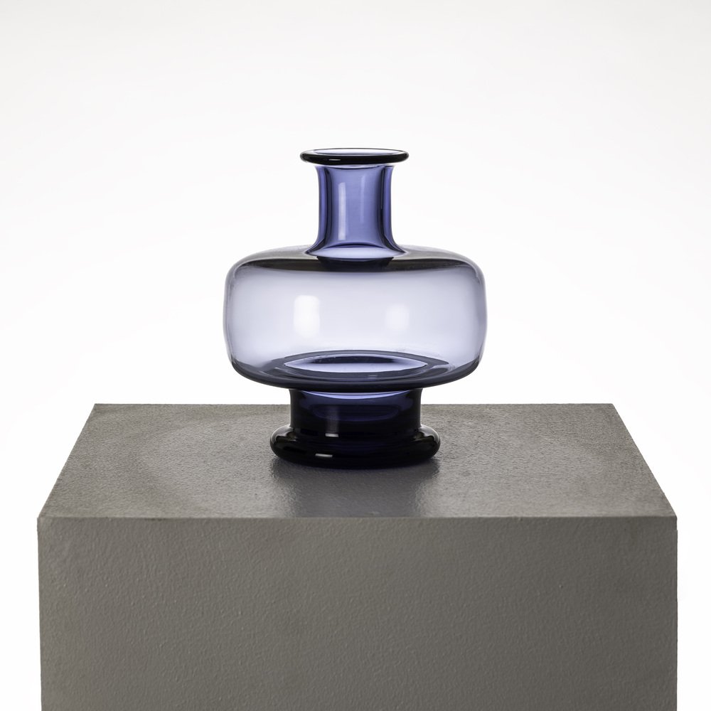 Glass Vase by Per Lutken for Holmegaard, 1950s for sale at Pamono