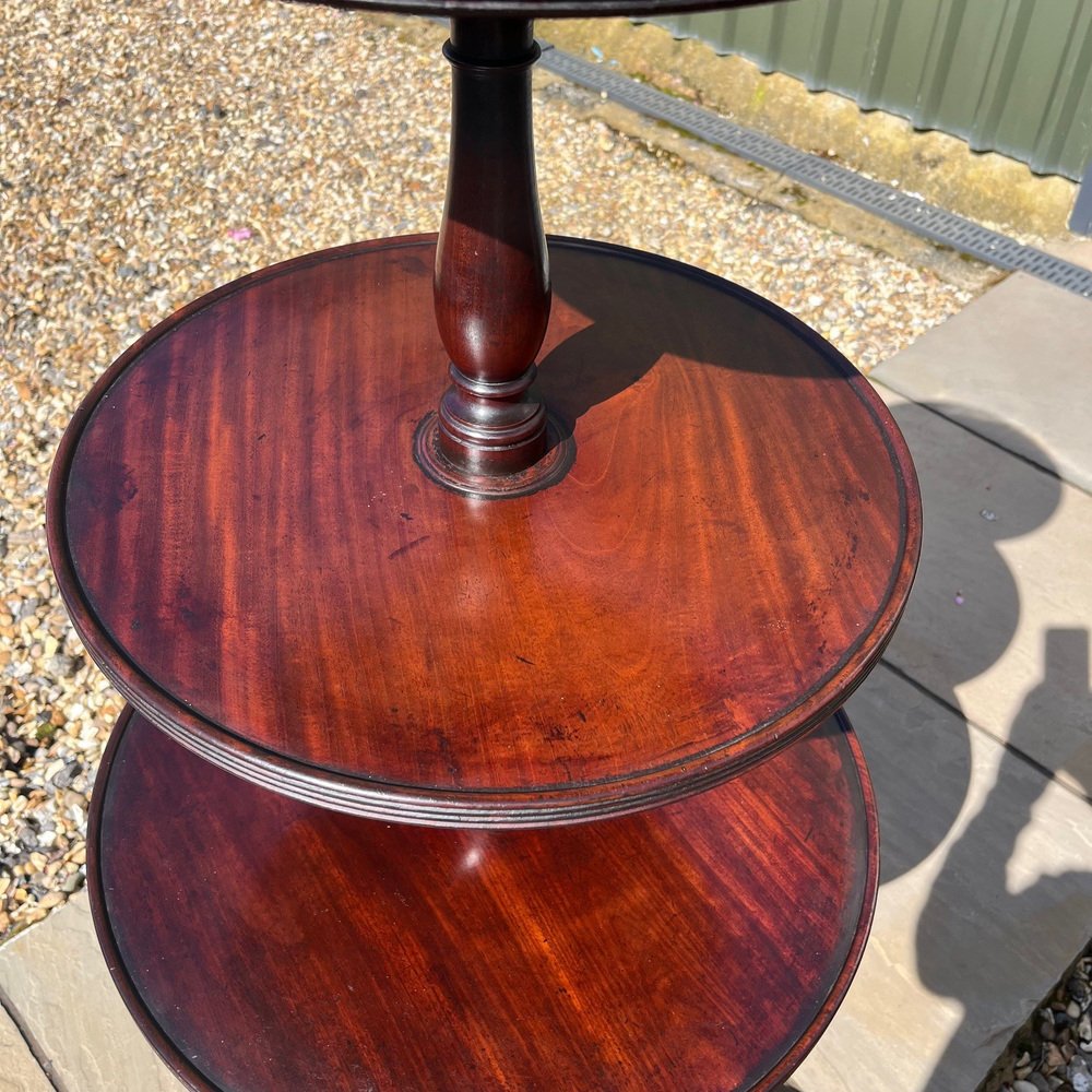 English George III Mahogany Dumb Waiter, 1780s for sale at Pamono