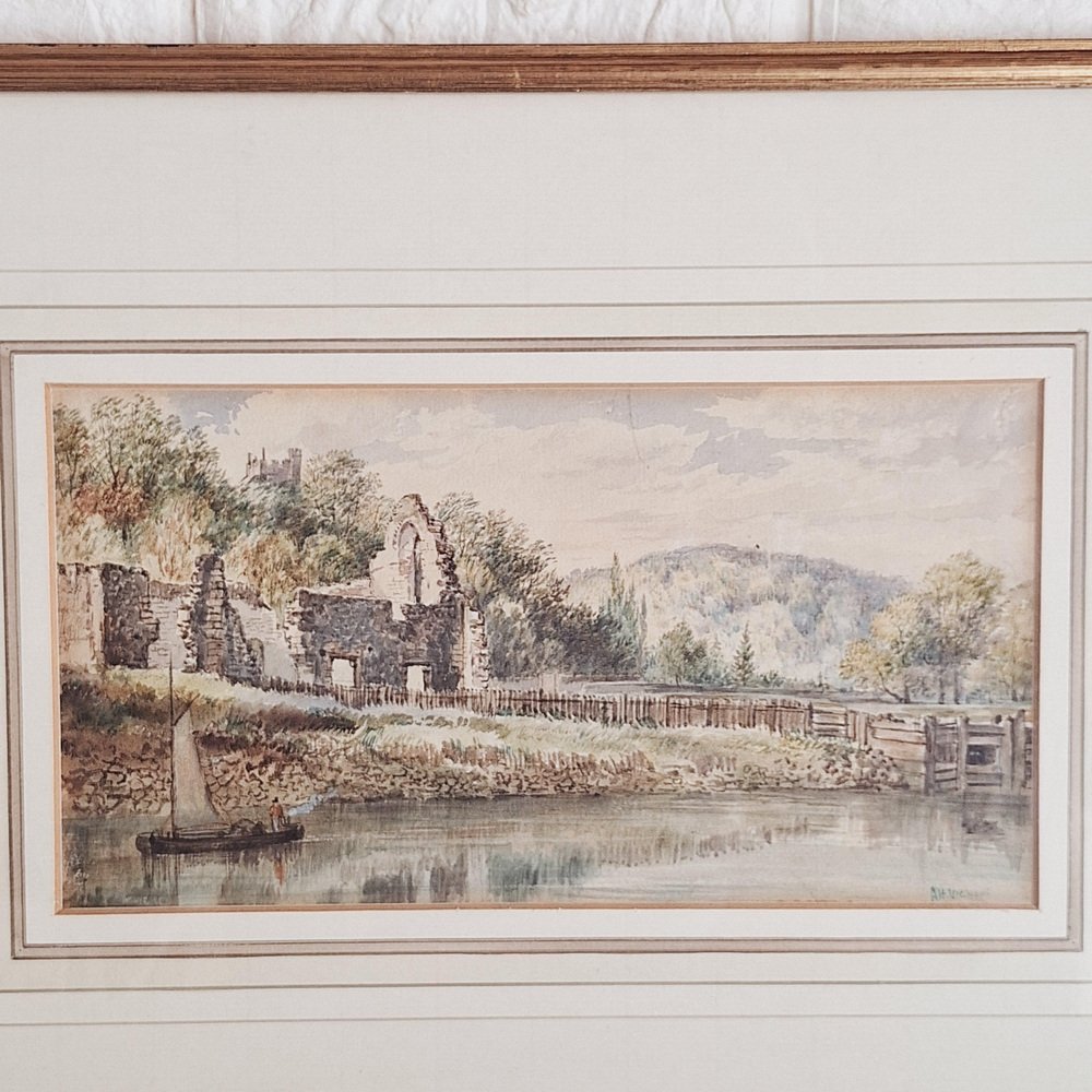 Alfred Henry Vickers, English School Coastal Scene, Watercolor, Early ...