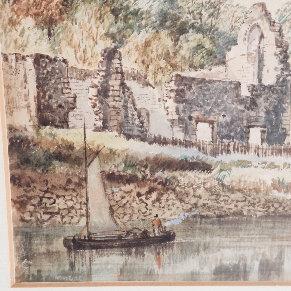 Alfred Henry Vickers, English School Coastal Scene, Watercolor, Early ...