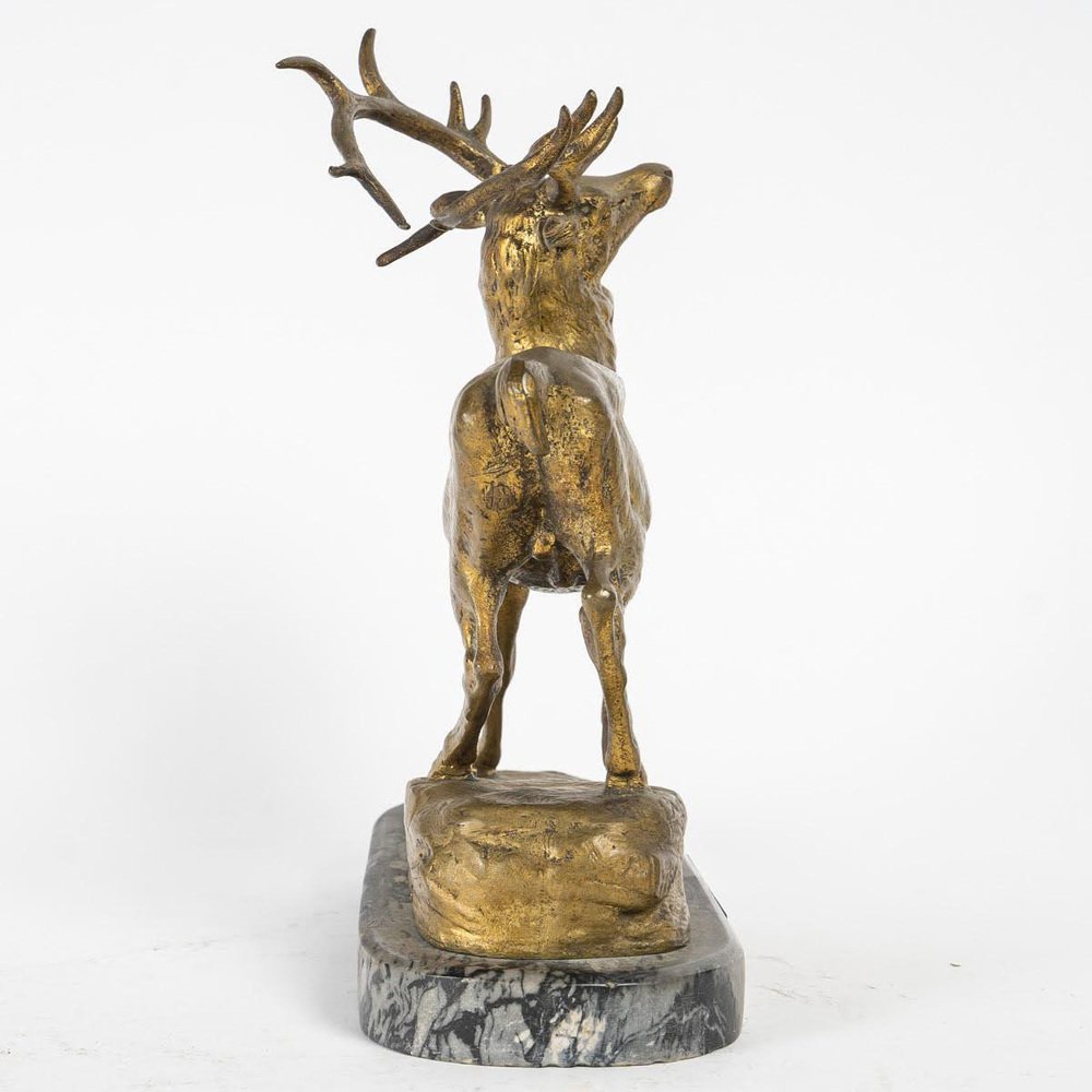Napoleon III Sculpture of Stag in Freedom attributed to Aignon for sale ...