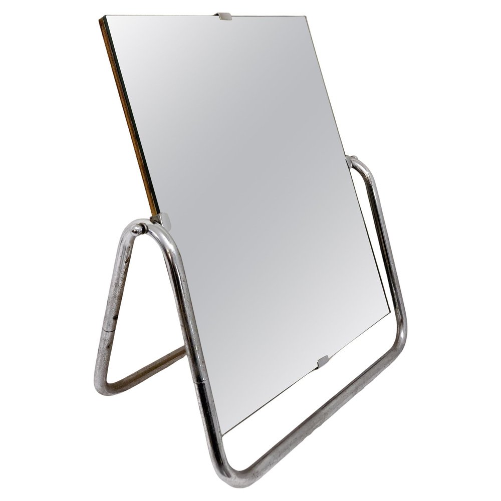 Mid-Century Modern Chrome Desk Mirror for sale at Pamono