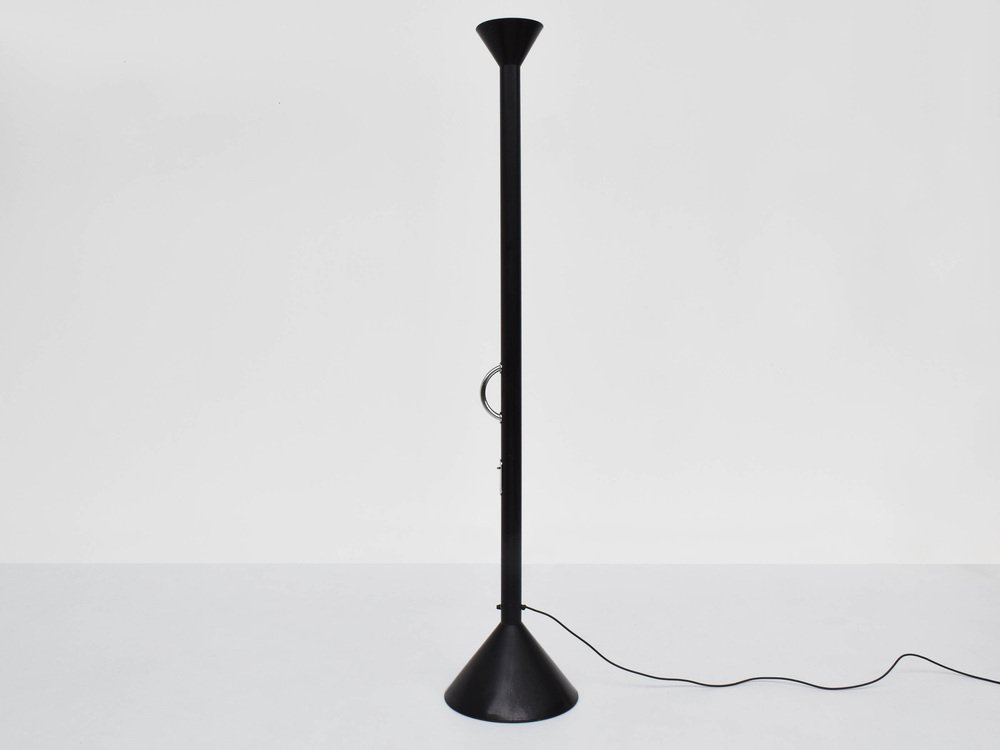 Frühe Schwarze Callimaco Stehlampe in limitierter Auflage von Ettore ...
