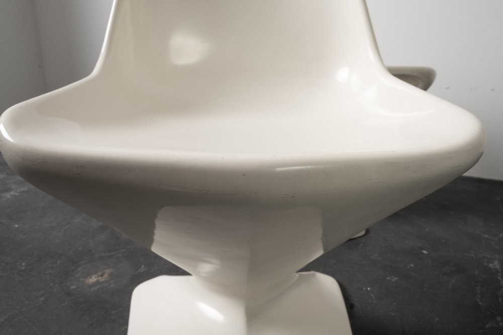 Set of Fiber Glass Chairs, 1960s for sale at Pamono