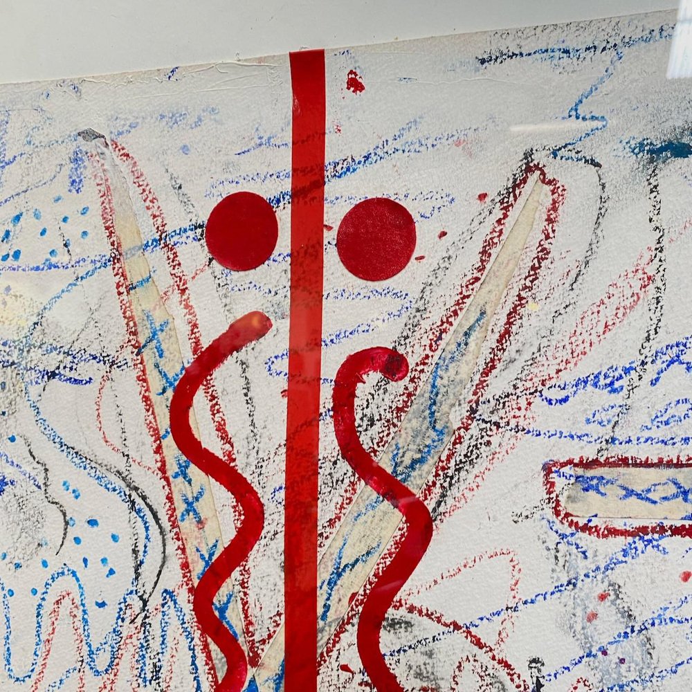 Johan Desimpel, Abstract Composition, 1980s, Mixed Media for sale at Pamono