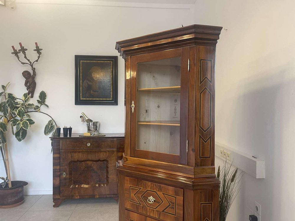 Baroque Corner Display Cabinet for sale at Pamono