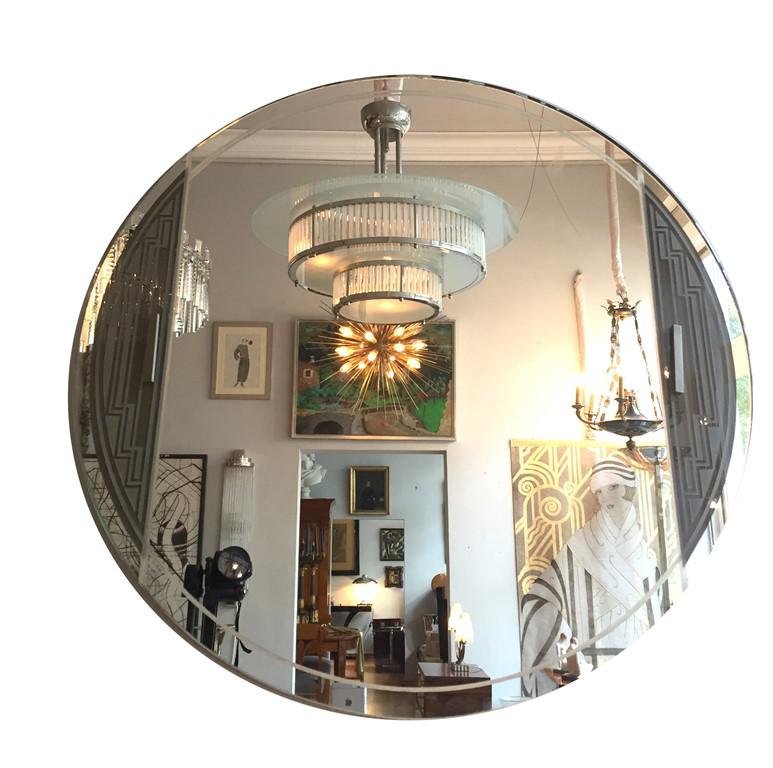 Round Wall Mirror for sale at Pamono