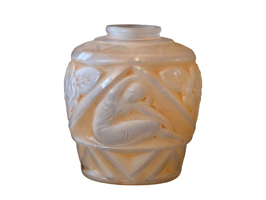 Art Deco Vase with Graces by Etling for sale at Pamono