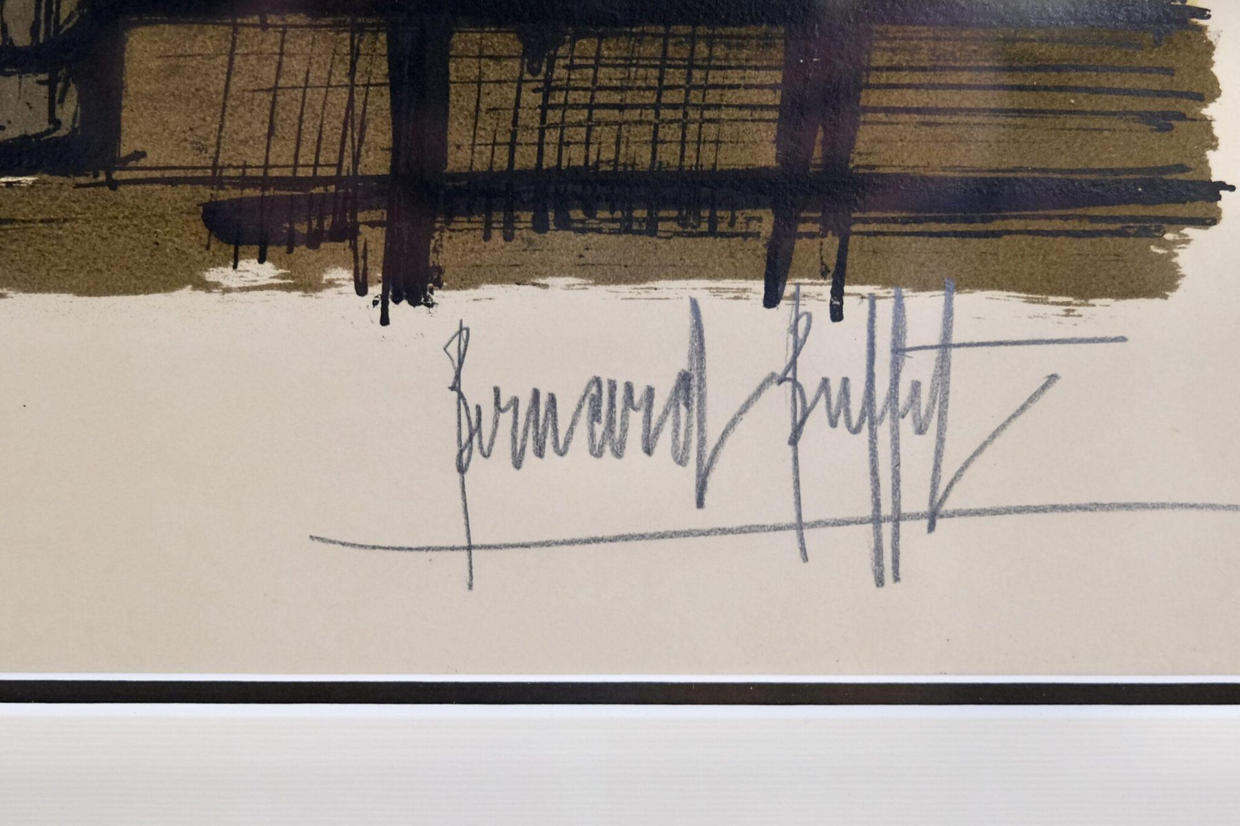 Bernard Buffet, Mazzo di fiori, Litografia in vendita su Pamono