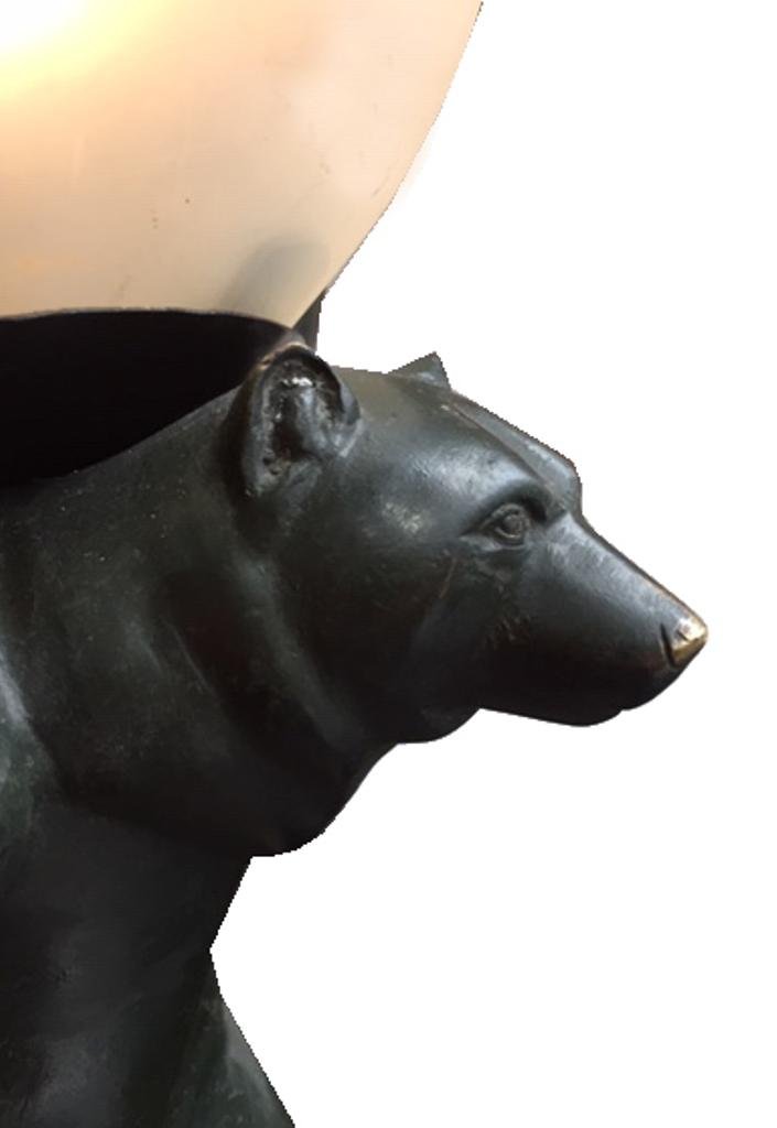 Art Deco Bear Lamp for sale at Pamono