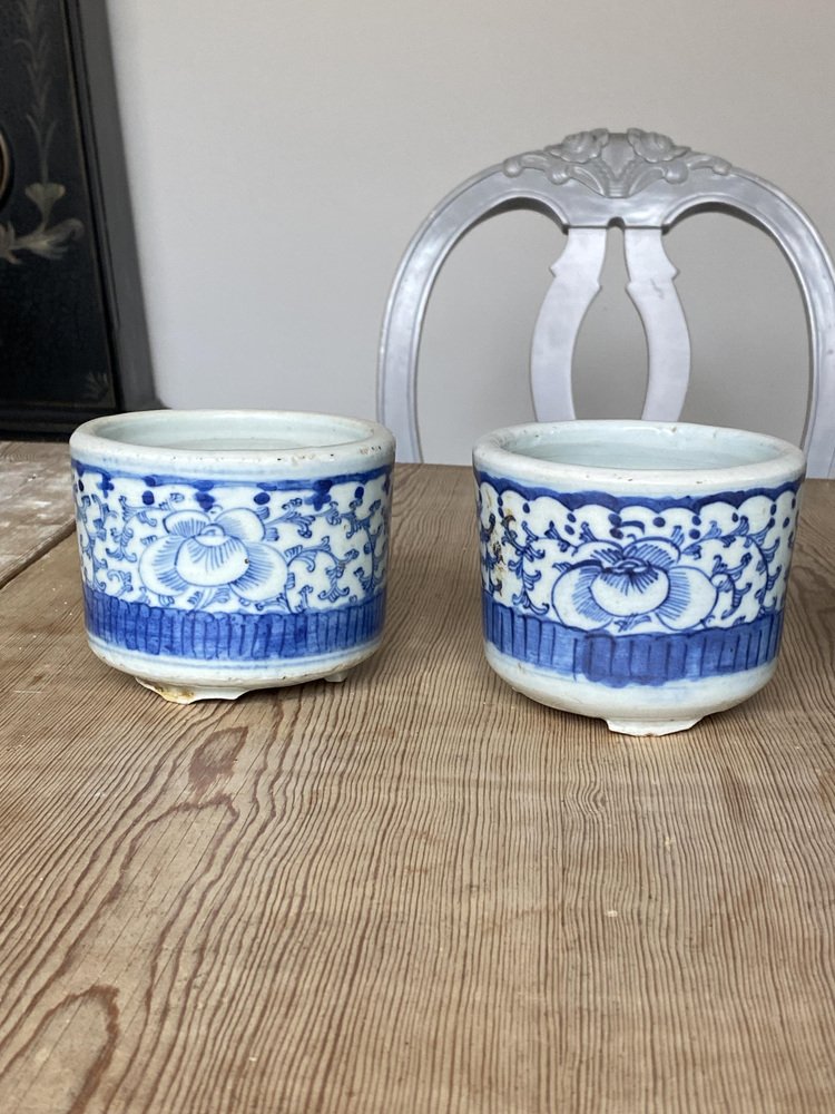 Small Chinese Lucky Pots, 1890s for sale at Pamono