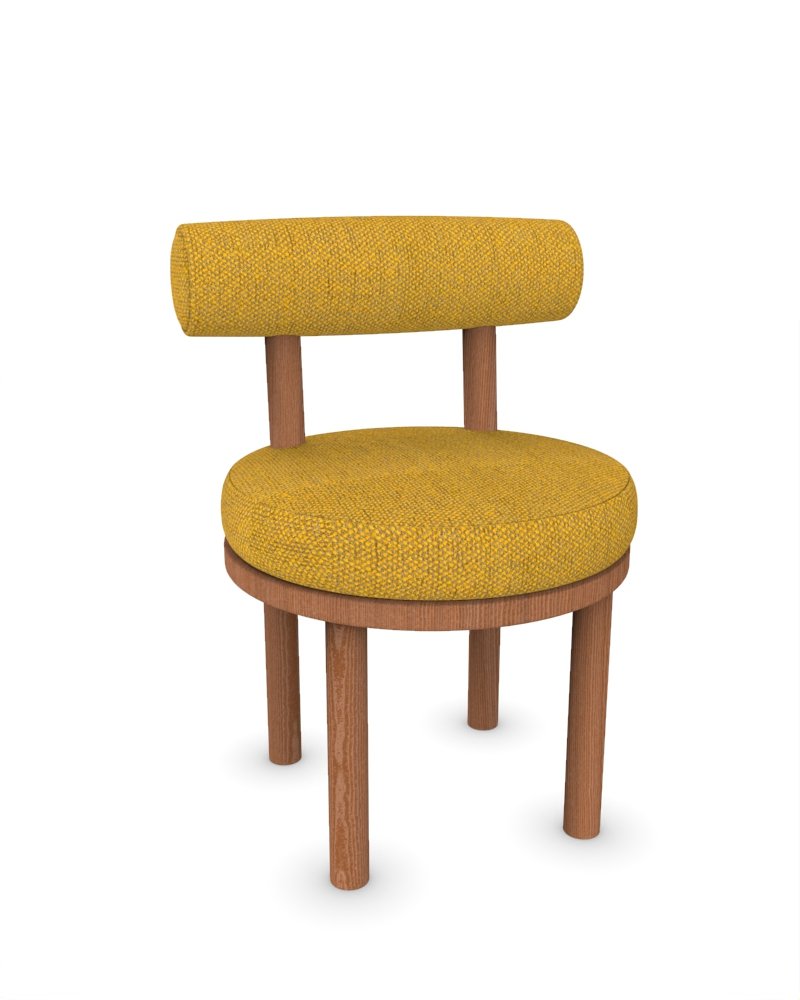 Moca Chair in Safire 17 Fabric and Smoked Oak by Studio Rig for ...
