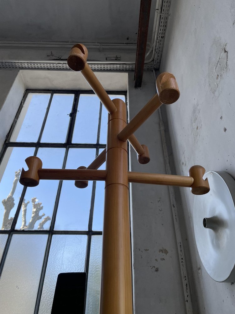 Pine Coat Rack, 1980s for sale at Pamono