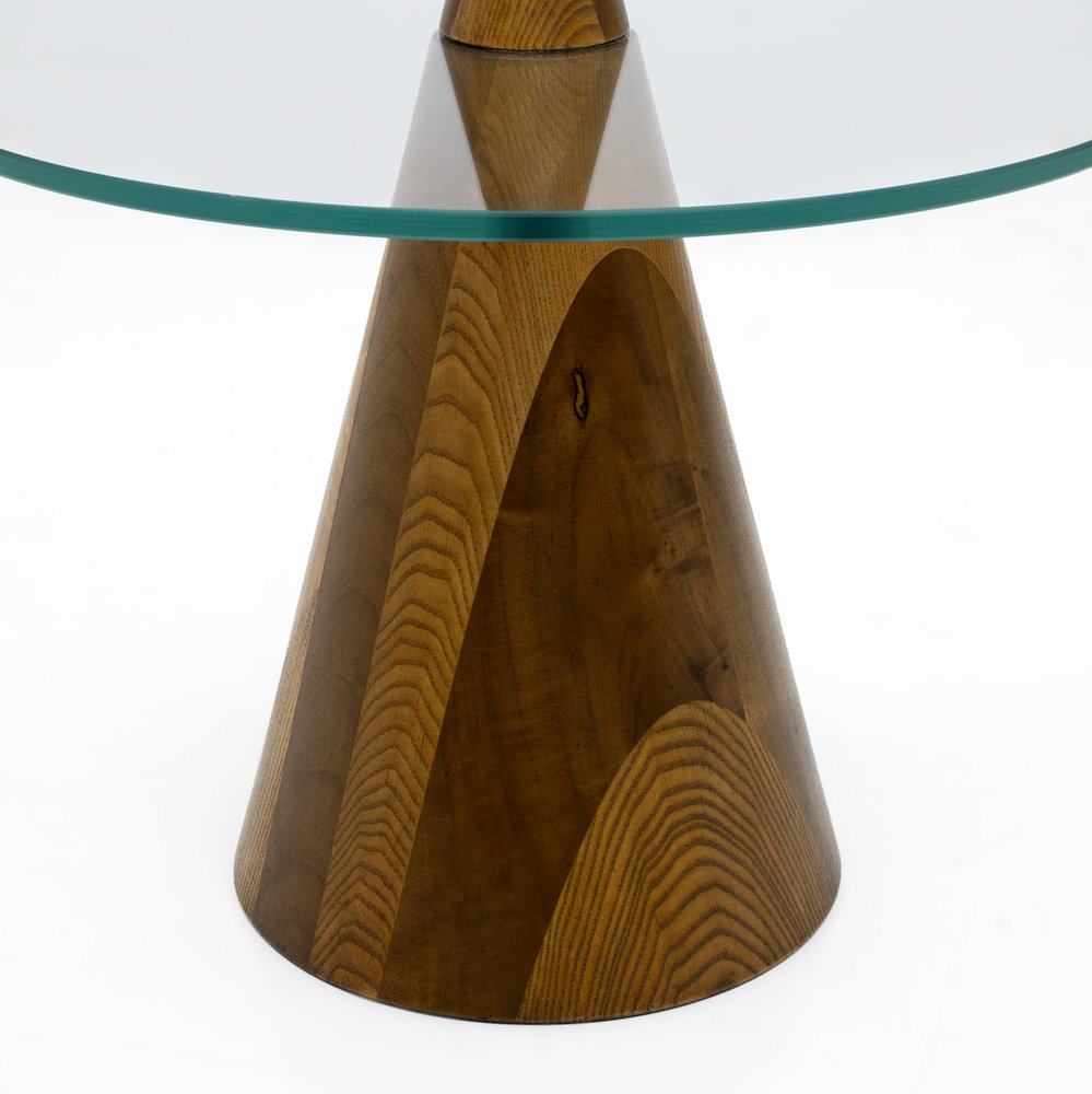 Modern Italian Walnut Conical Coffee Tables, 1970s, Set of 2 for sale ...