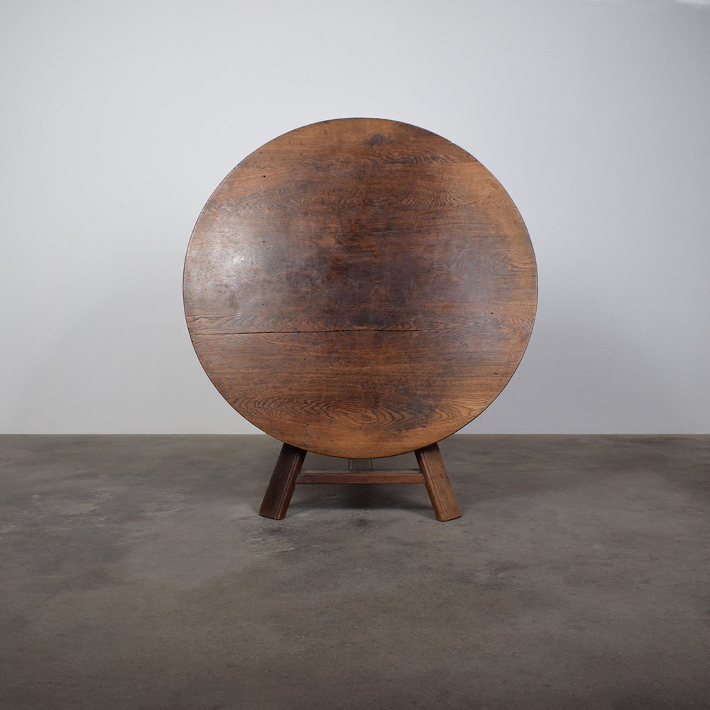 Early 20th Century Dutch Oak Tilt Top Tri Pod Dining Table, 1920s for ...