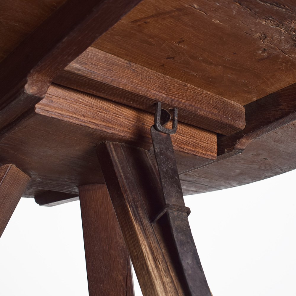 Early 20th Century Dutch Oak Tilt Top Tri Pod Dining Table, 1920s for ...