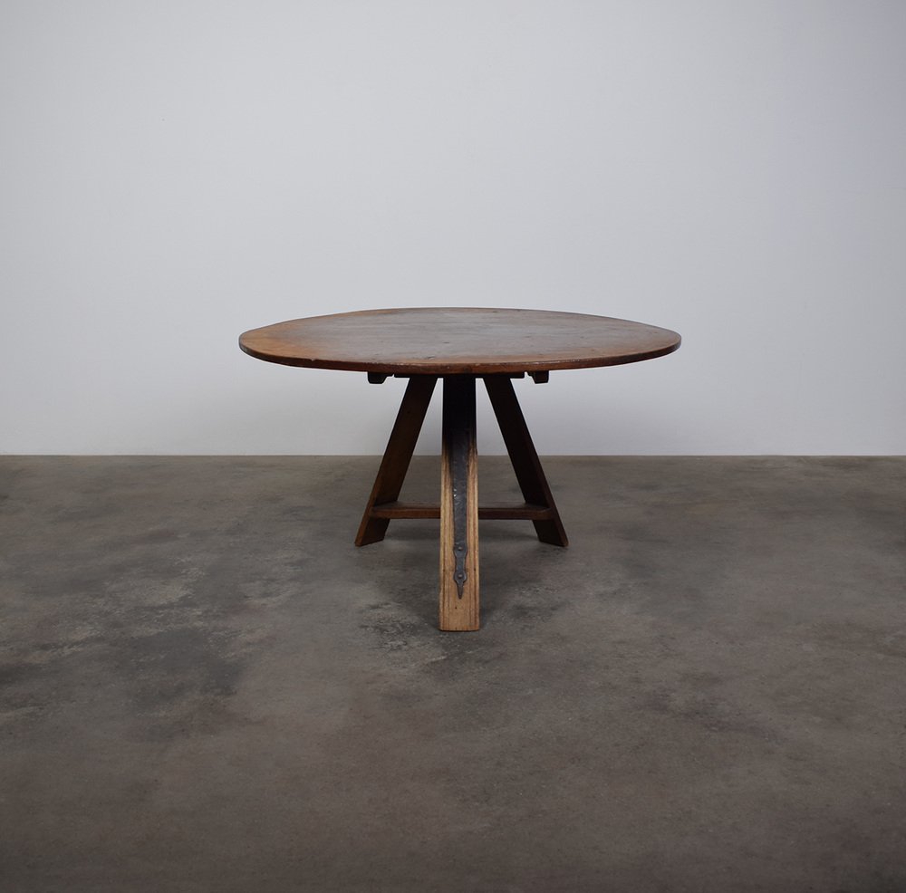 Early 20th Century Dutch Oak Tilt Top Tri Pod Dining Table, 1920s for ...