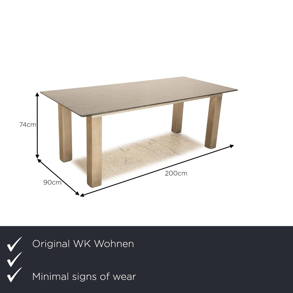 Granite Dining Table from WK Wohnen for sale at Pamono