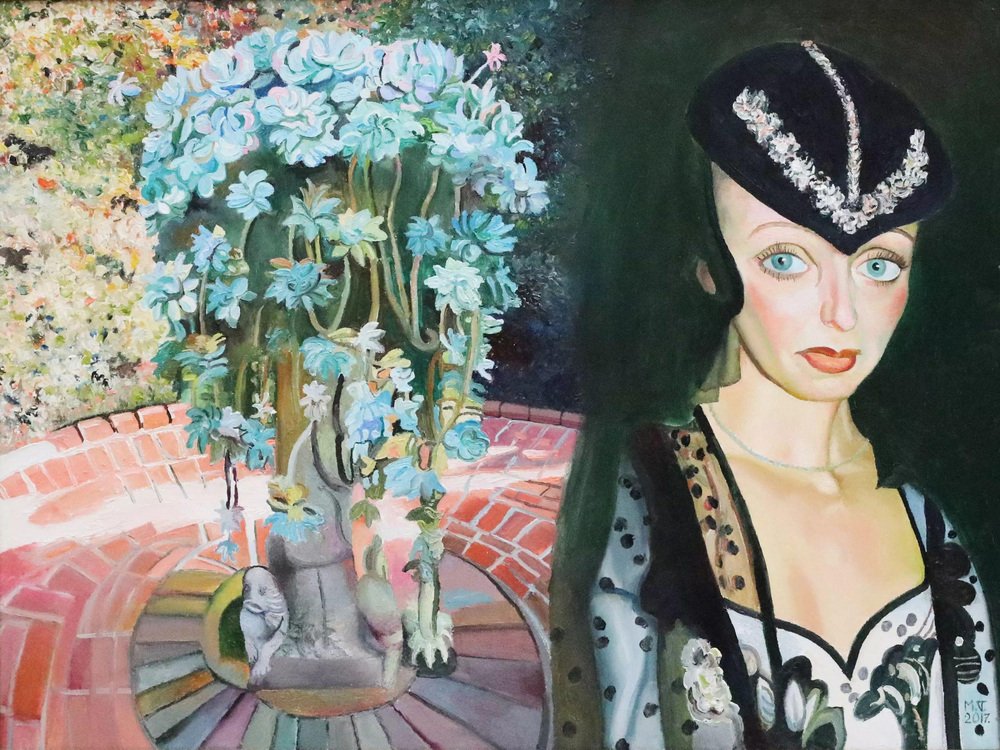 Maya Nora Tabaka, Exotica, Oil on Canvas, 2017 for sale at Pamono