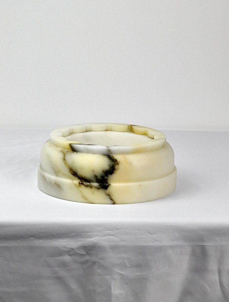 Handmade Column Vase in Satin Paonazzo Marble by Fiammetta V. for sale ...