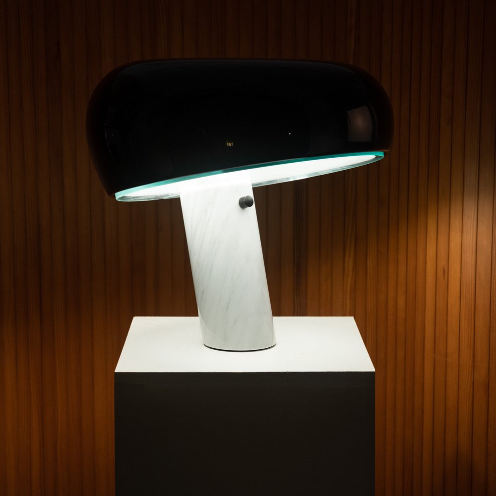 Snoopy Table Lamp by Achille & Pier Giacomo Castiglioni for Flos, 1960s ...