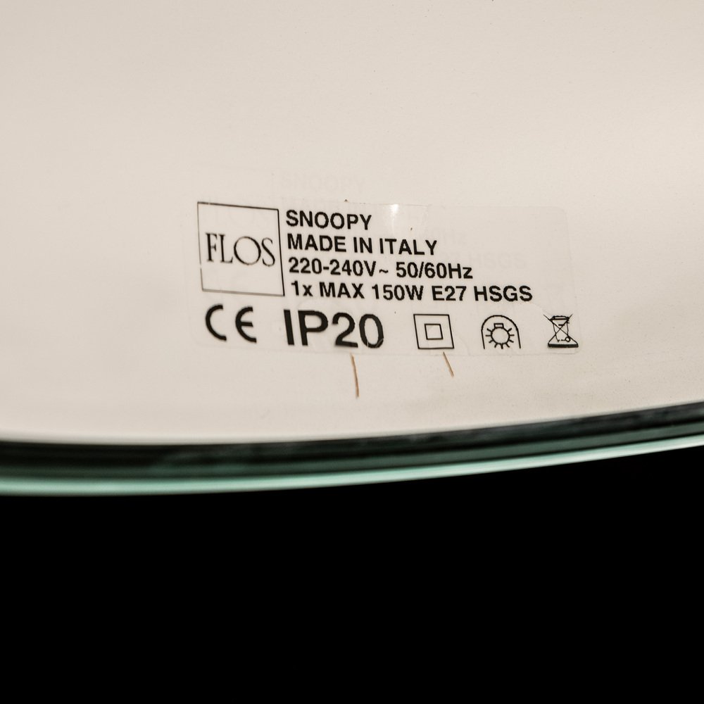 Snoopy Table Lamp by Achille & Pier Giacomo Castiglioni for Flos, 1960s ...