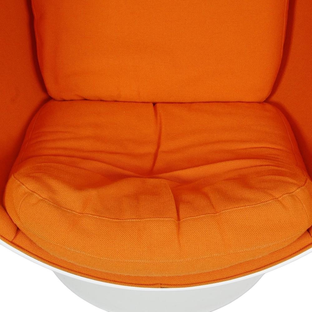 White Ball Chair in Orange Hallingdal Fabric, 2000s for sale at Pamono