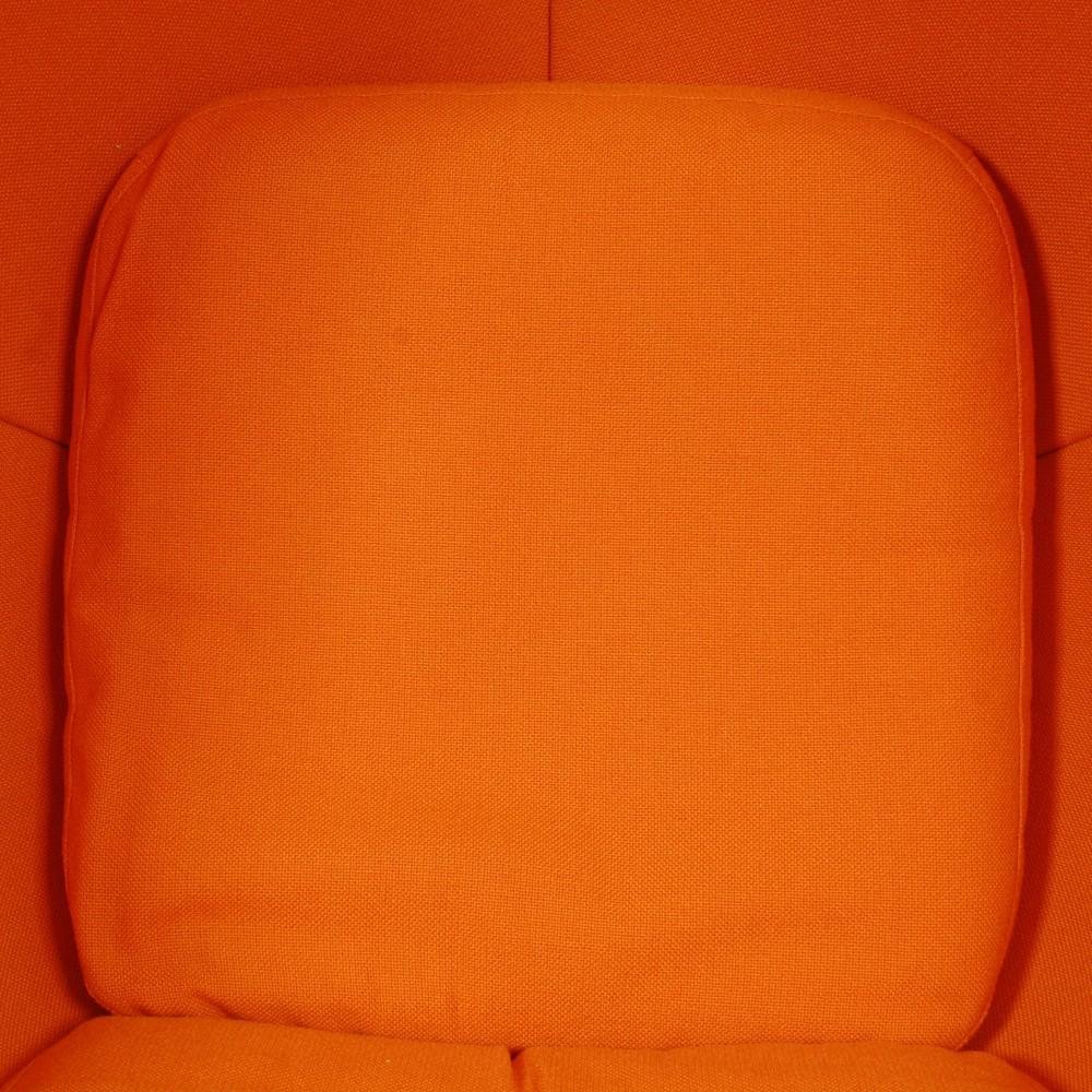 White Ball Chair in Orange Hallingdal Fabric, 2000s for sale at Pamono