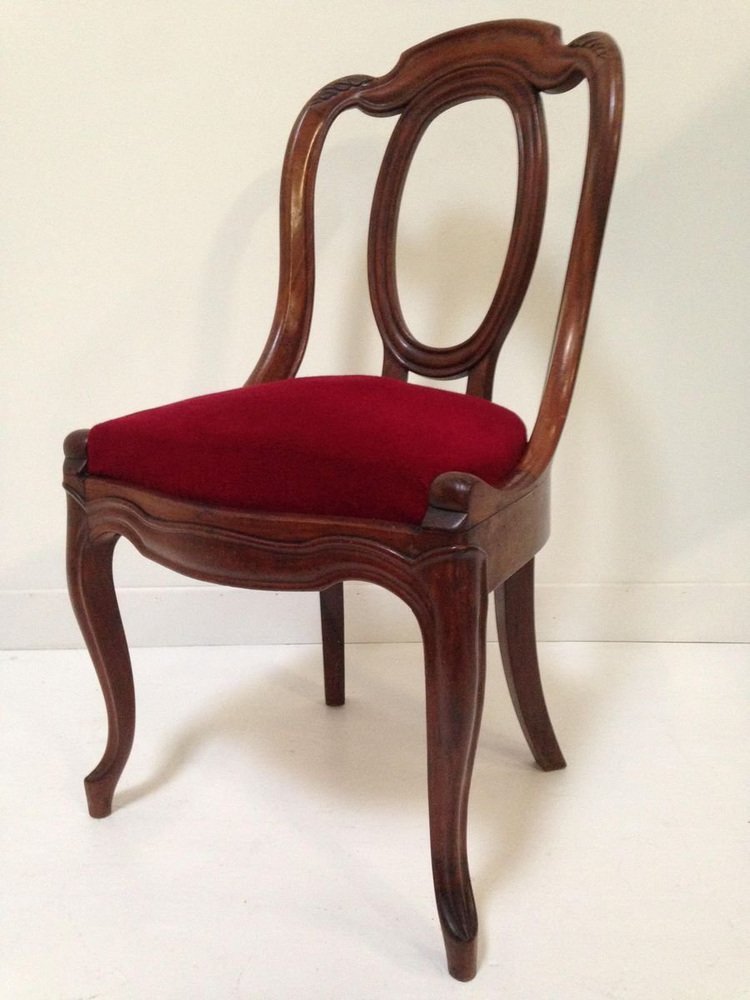 Empire Mahogany Gondola Chair for sale at Pamono