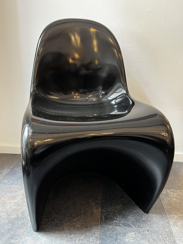 Cantilever Chair, Armchair, Chair, Black, Verner Panton, Plastic, Vitra ...