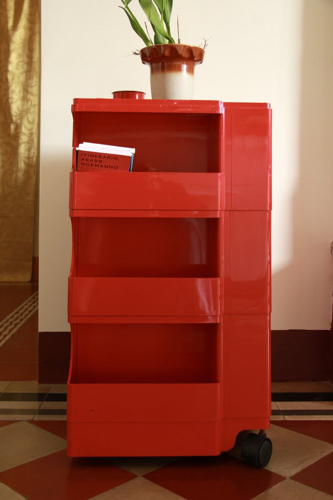 Space Age Boby Storage Trolley by Joe Colombo for Bieffeplast, Italy ...