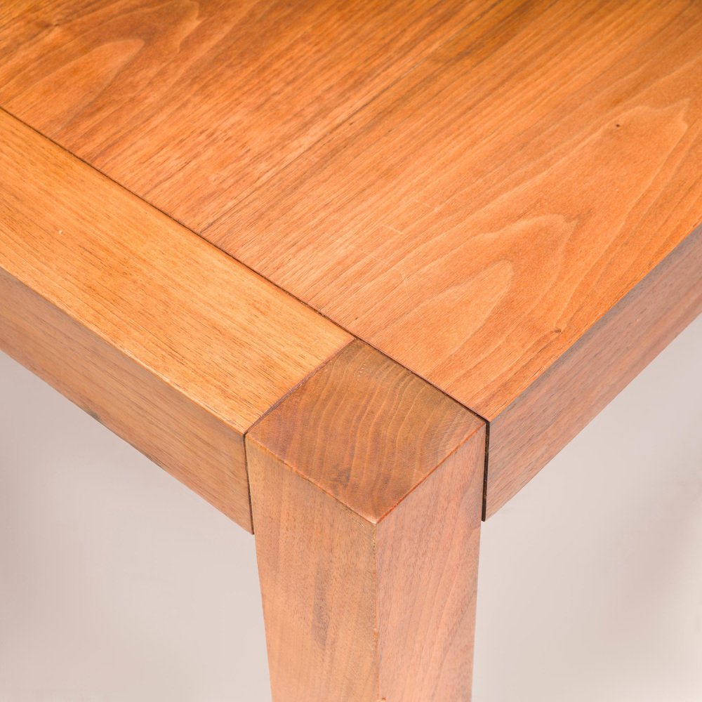 Italian Riva 1920 Square Oak Dining Table, 2004 for sale at Pamono