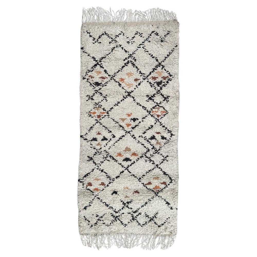 Small Mid-Century Moroccan Tribal Beni Ouarain Rug, 1940s for sale at ...