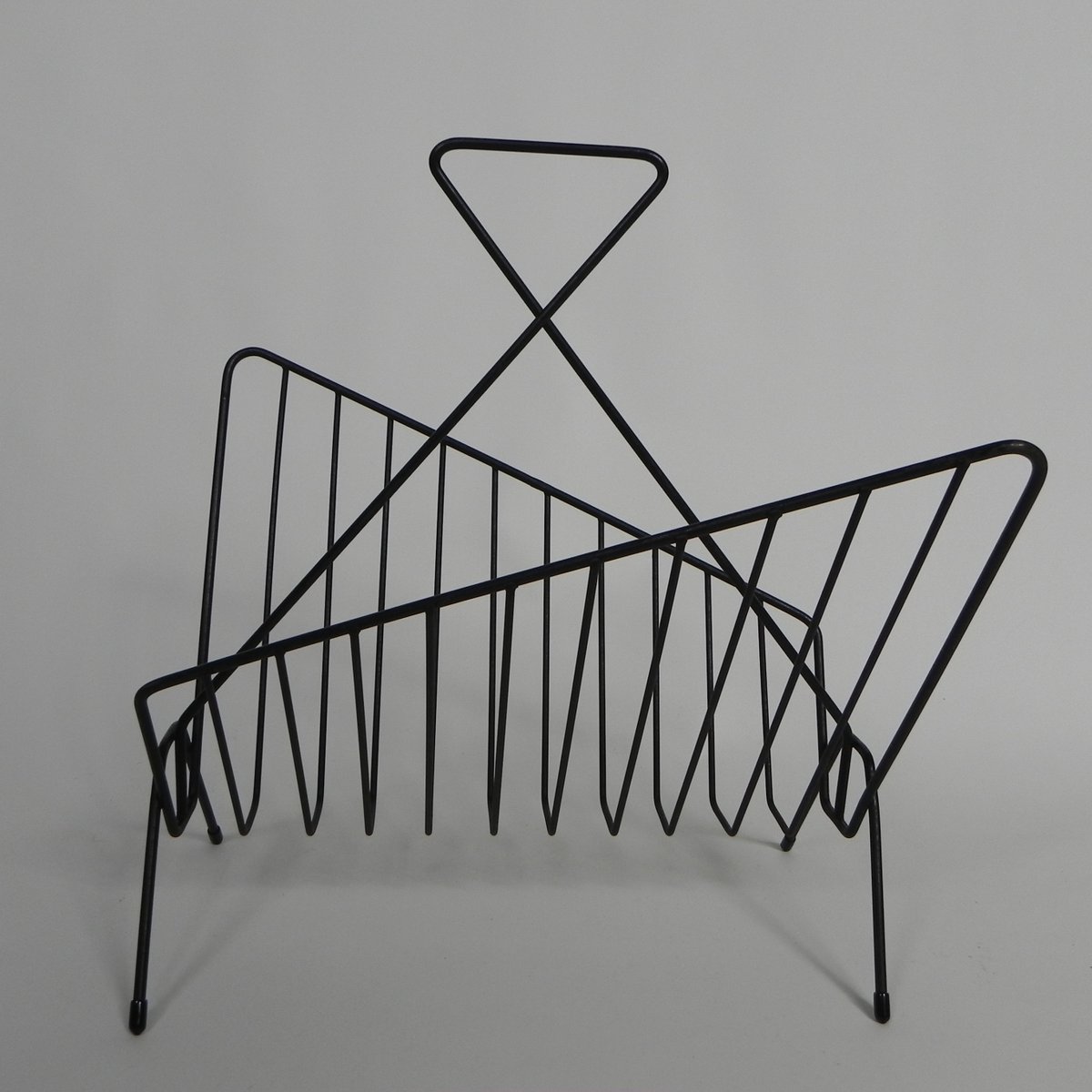 Metal Magazine Rack, 1950s for sale at Pamono