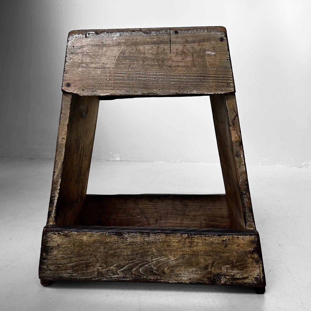 Wooden Fumidai Step Stool, Taishō Period, Japan, 1920s for sale at Pamono