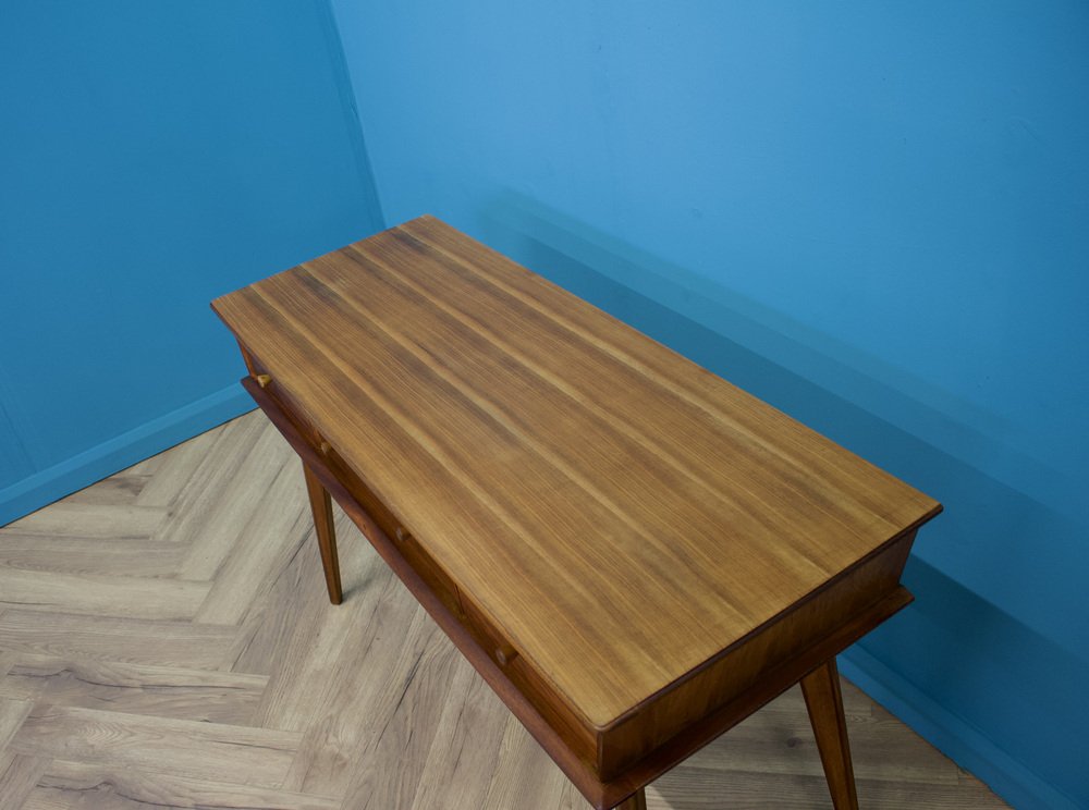 Walnut & Teak Dressing Table from Crown Furniture, 1960s for sale at Pamono