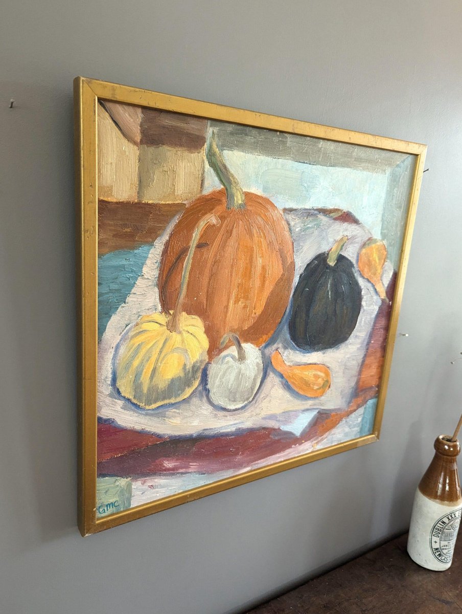 The Gourds, Oil Painting, 1950s, Framed for sale at Pamono