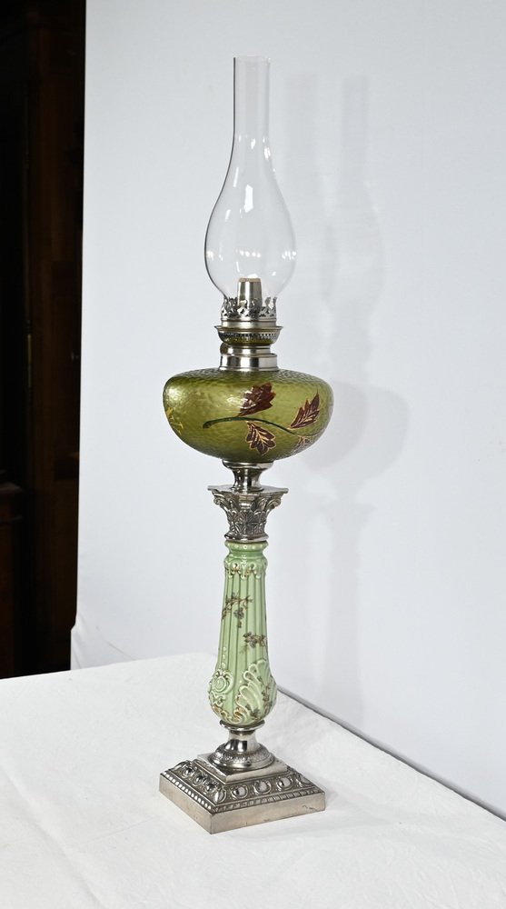 Art Nouveau Oil Lamp, 1900s for sale at Pamono