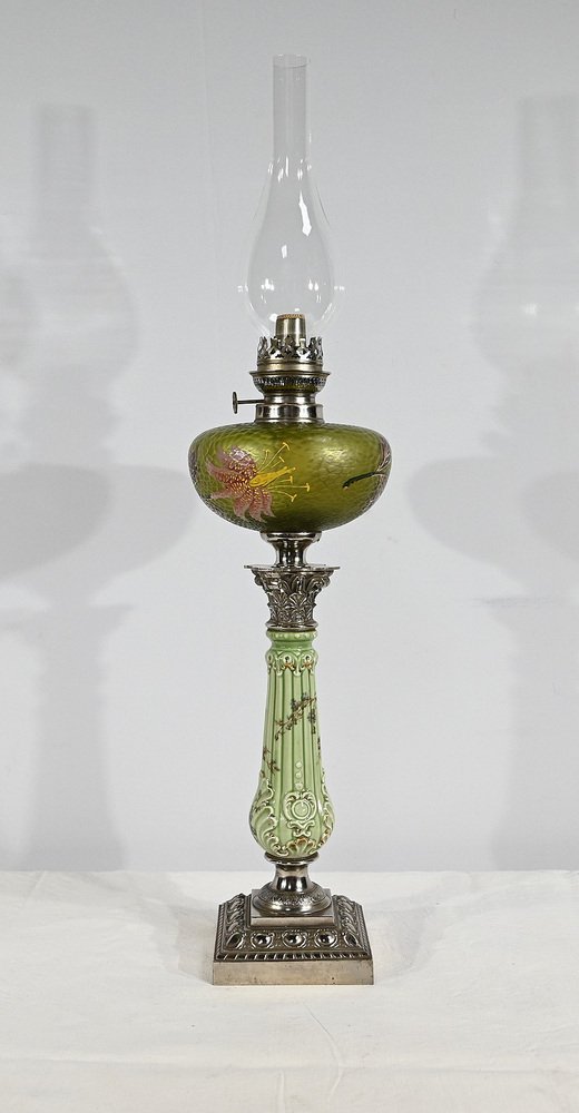 Art Nouveau Oil Lamp, 1900s for sale at Pamono
