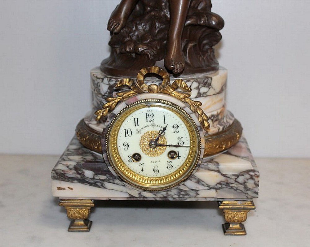 Mantel Clock by A. Moreau, Early 20th Century for sale at Pamono