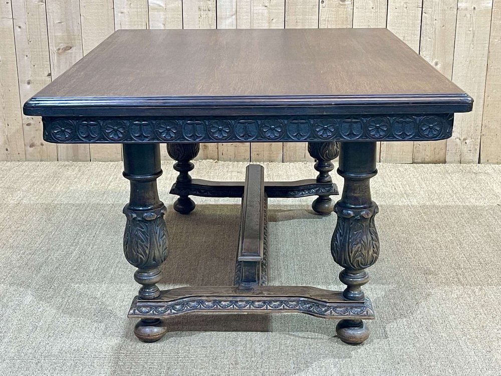 Dining Table in Oak from Breton, Early 20th Century for sale at Pamono