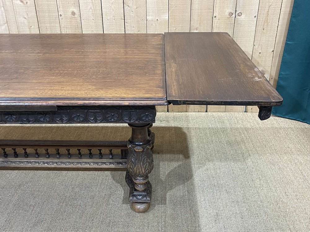 Dining Table in Oak from Breton, Early 20th Century for sale at Pamono