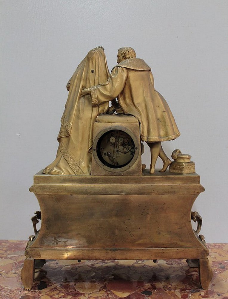 Renaissance Style Bronze and Brass Pendulum Clock, 19th Century for ...